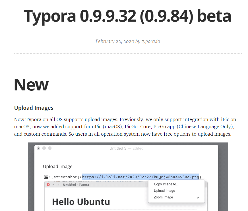 Typora自定义命令上传图片 - cnctema的博客